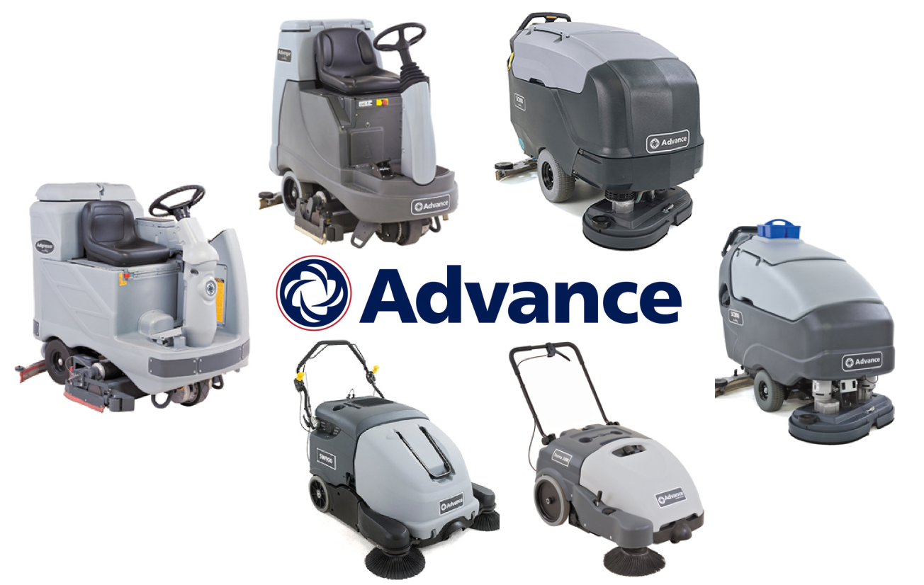 Comparing Advance Ride-on Industrial floor scrubbers - Mid-Ohio ...